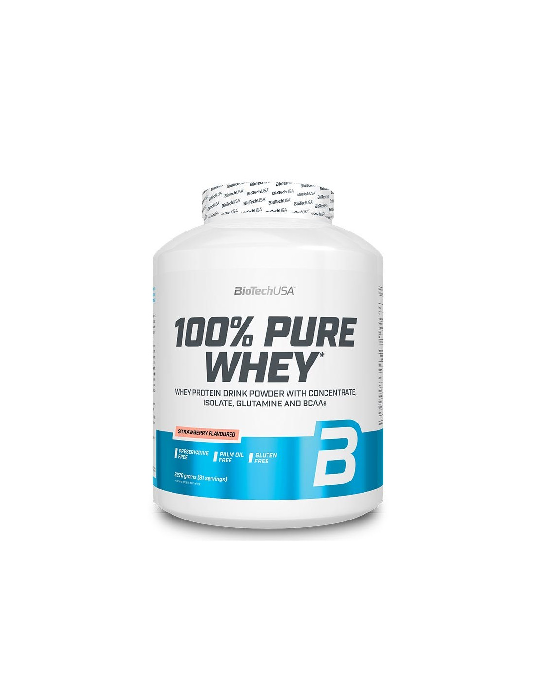 100% Pure Whey 2,27kg Biotech USA | Whey Protéine | Dravel