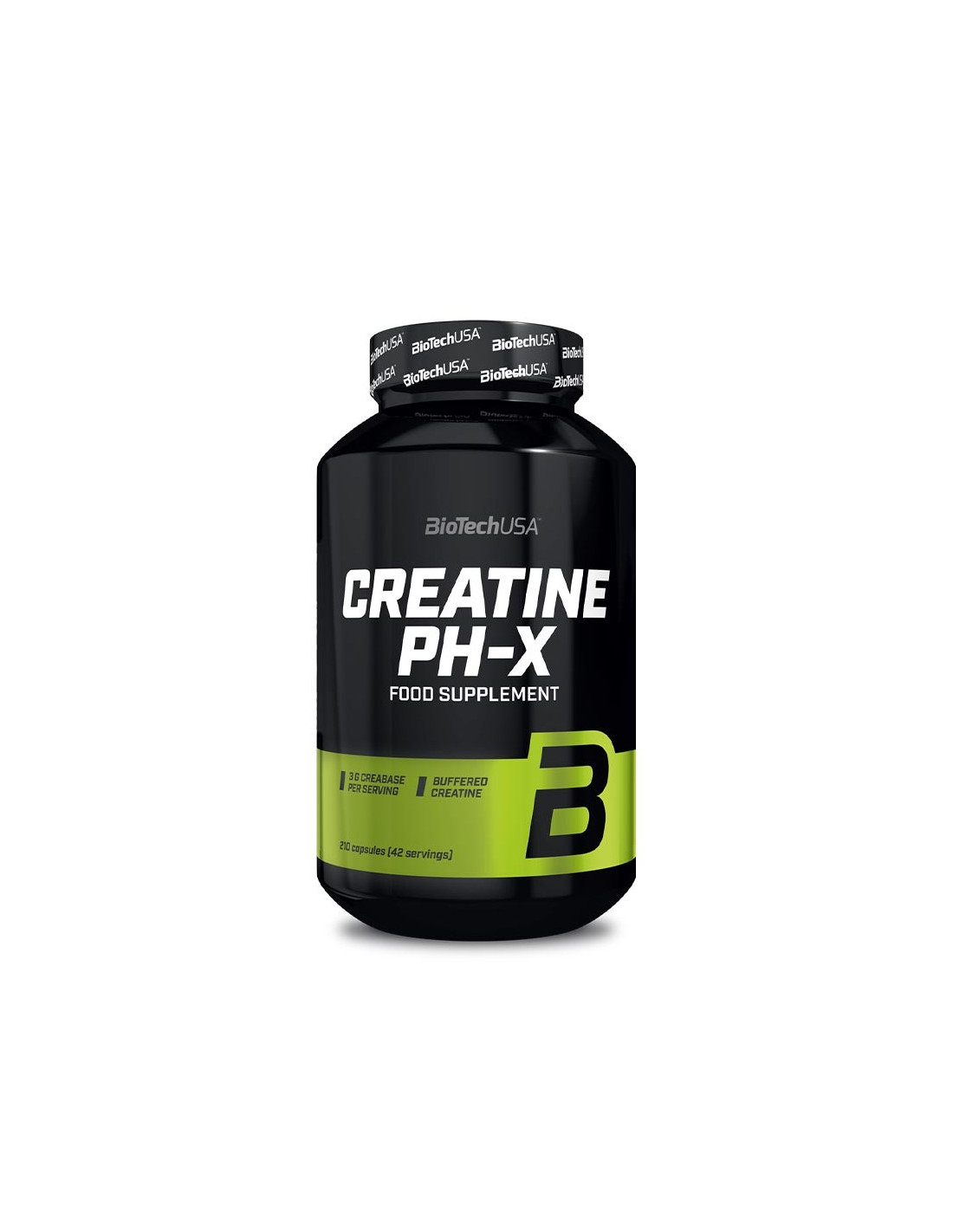 Creatine PH-X Biotech USA - Monohydrate tamponnée | Dravel