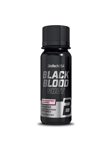 Black Blood Shot 60ml Biotech USA - Pre Workout musculation | Dravel